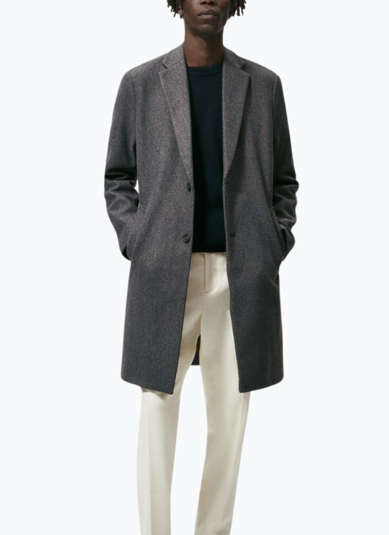 Trench homme laine raffinée