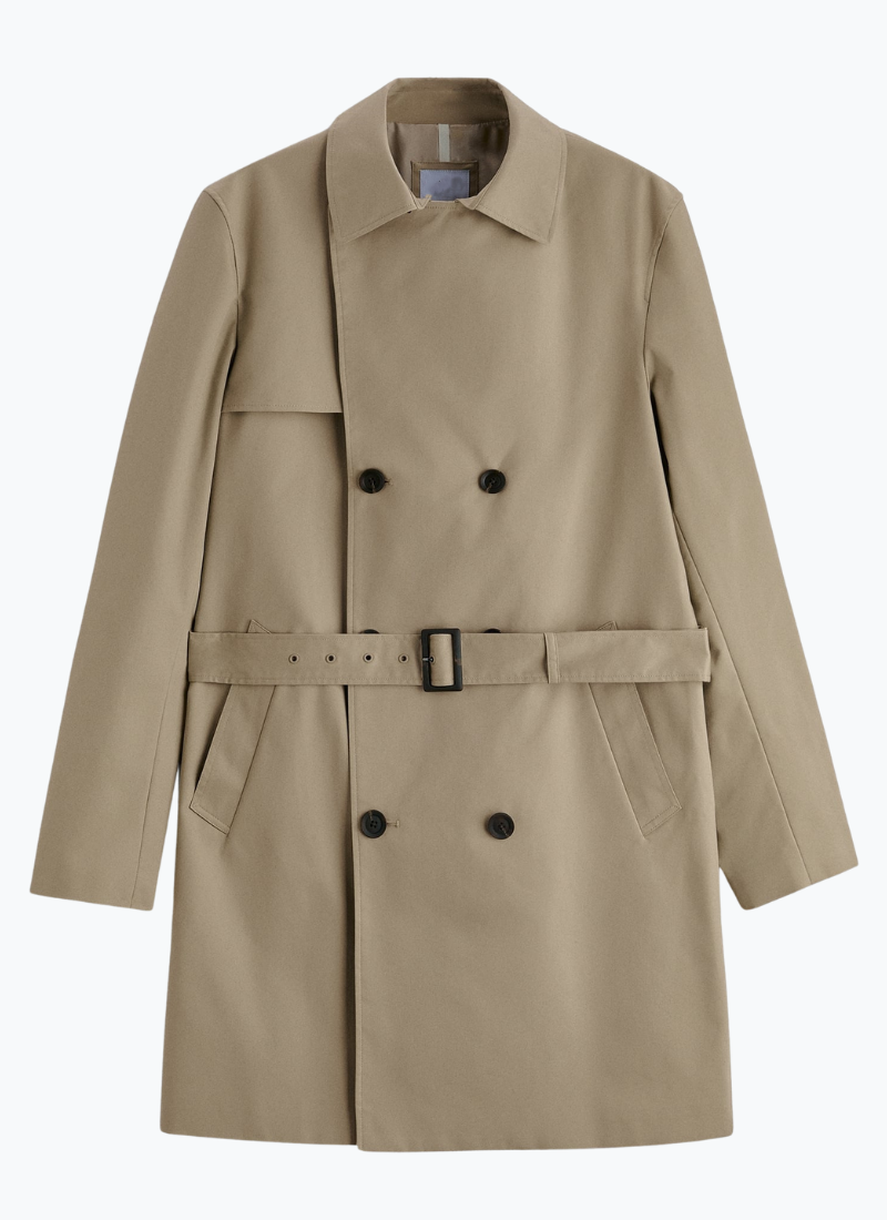 Trench mi-long homme polyvalent